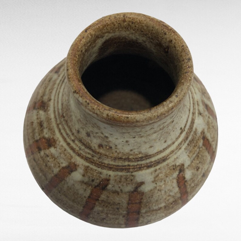 Vintage Greta Perry Mousehole Pottery Vase Stoneware West - Etsy