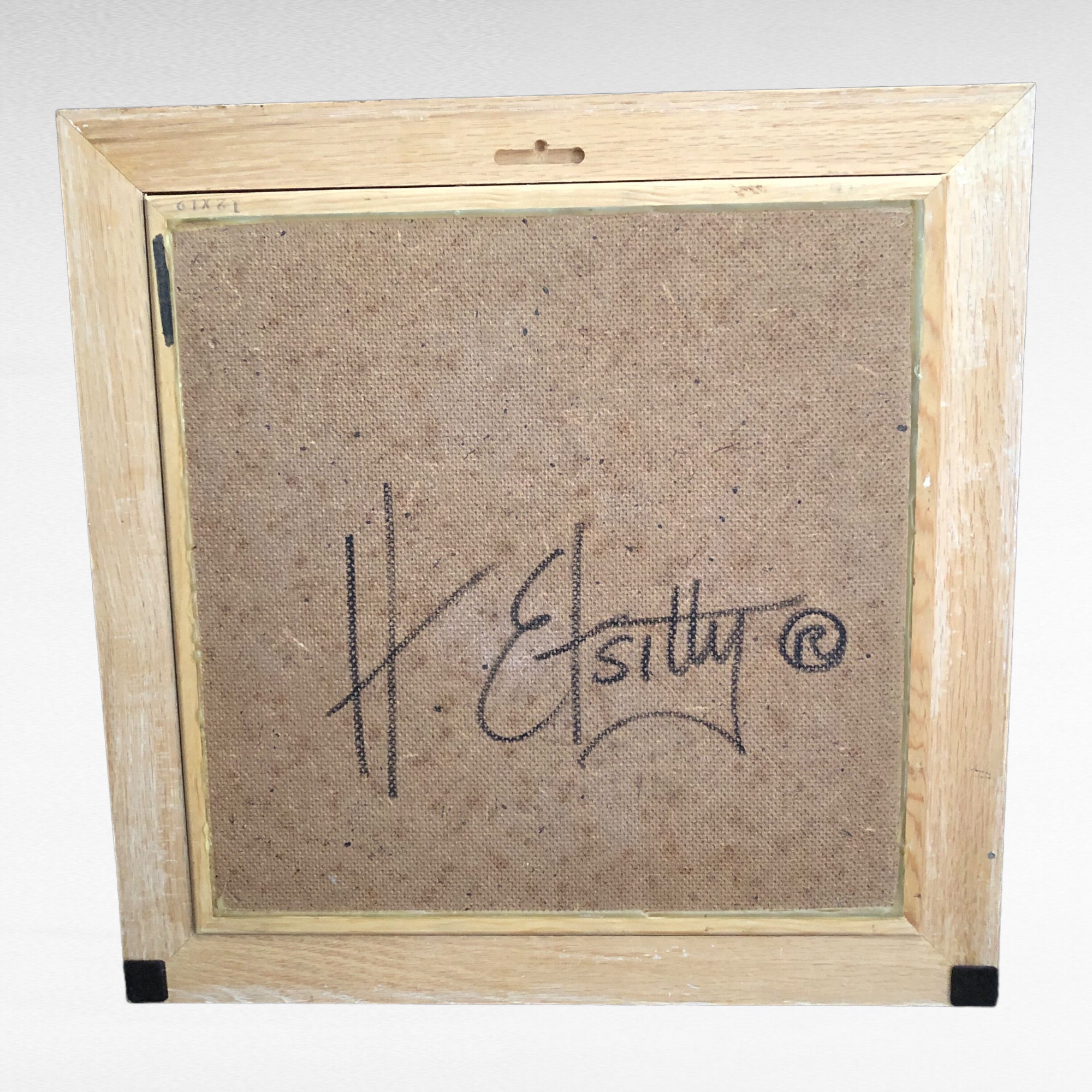 Hosteen Etsitty Sand Painting Navajo Sand Art Framed Wall Art Home ...