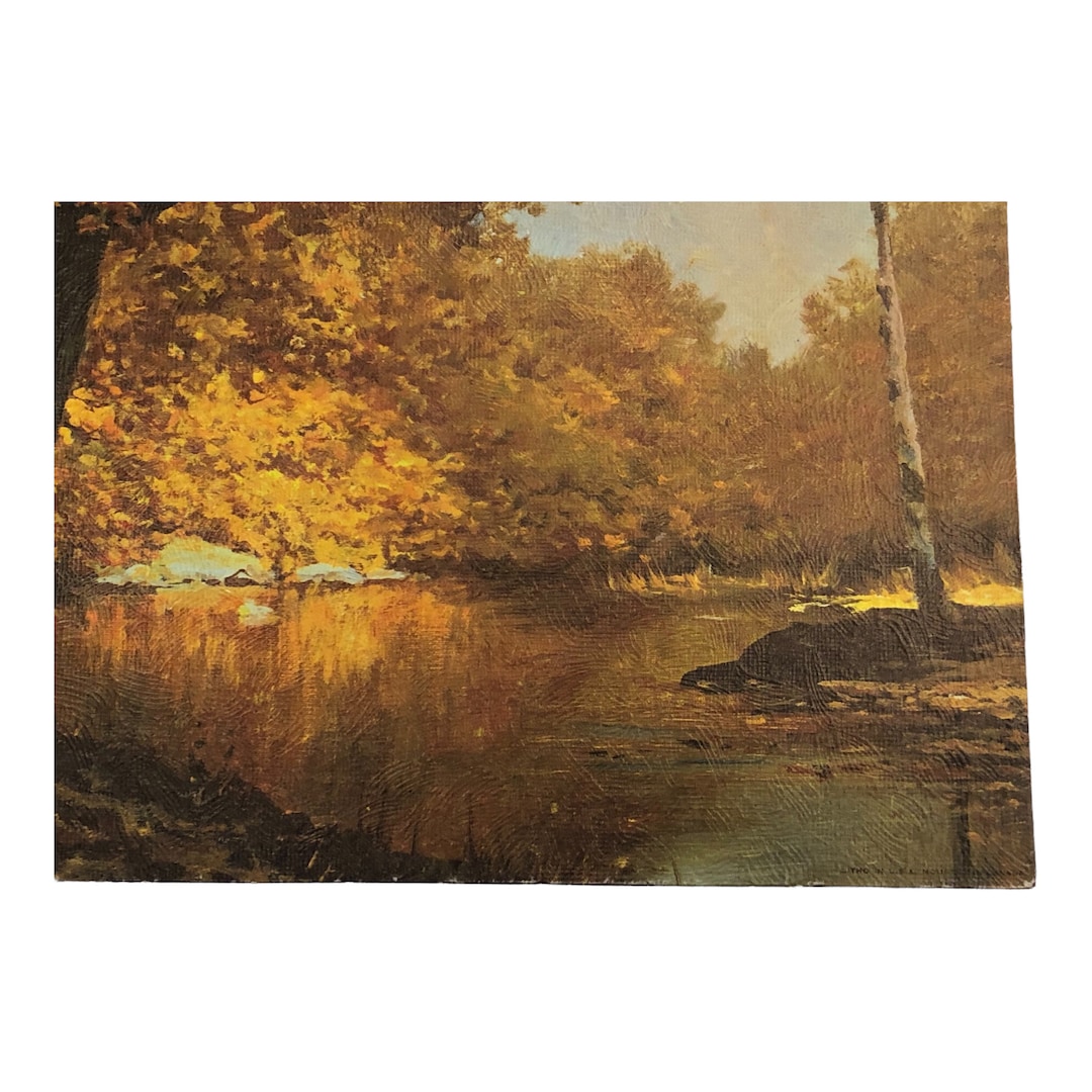 Autumn Bronze by Robert Wood Fine Art Prints by Gellman Lithograph 11 X ...