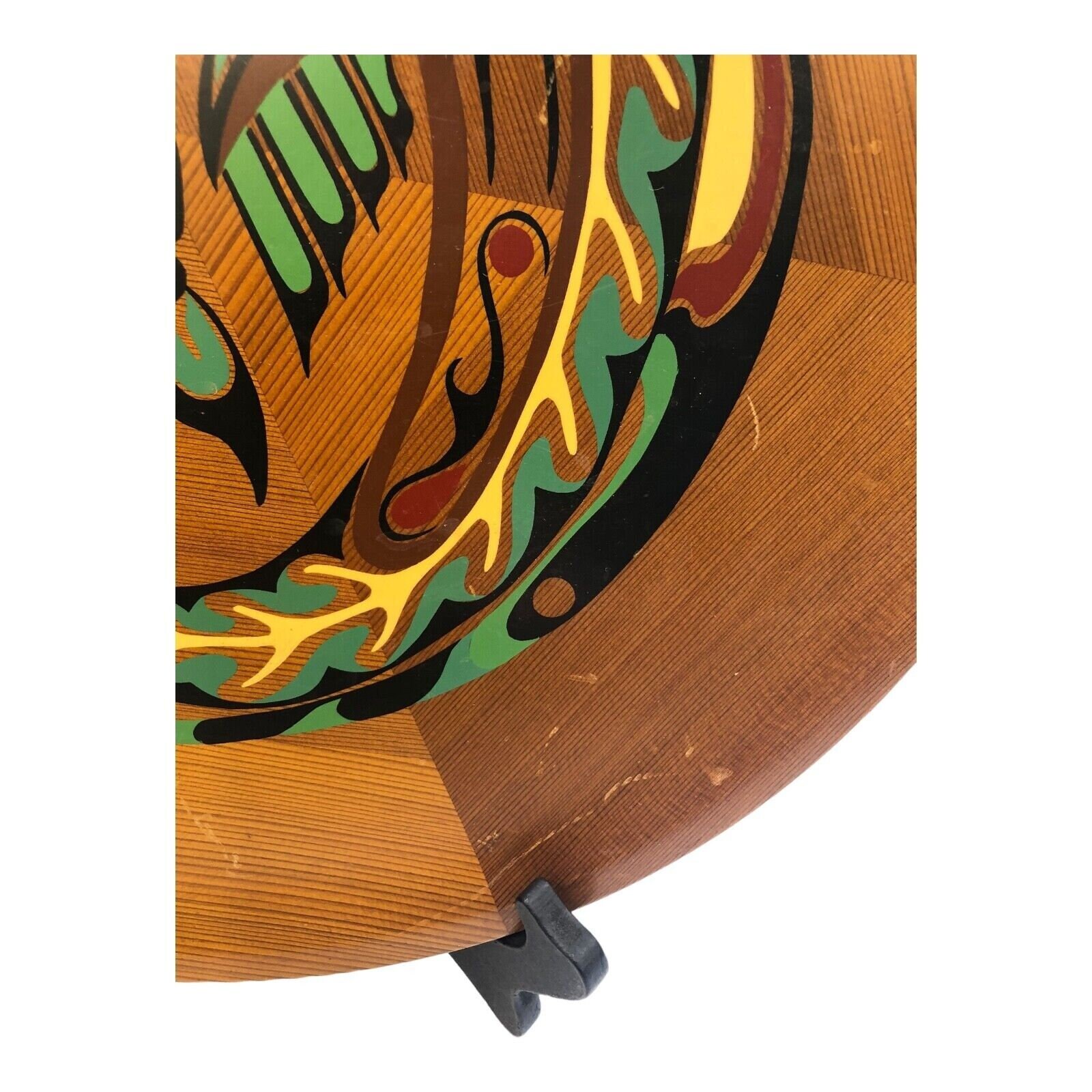 Indigenous Art Western Red Cedar Wood Charger Plate Wall Art Killer ...