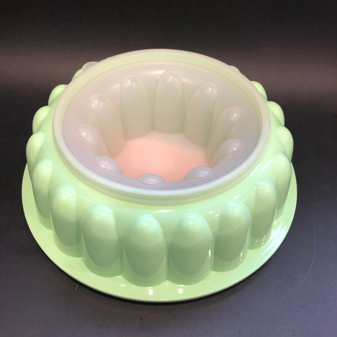 Vintage Tupperware Jelly Ring Mold Green Original Instructions 80s - Etsy