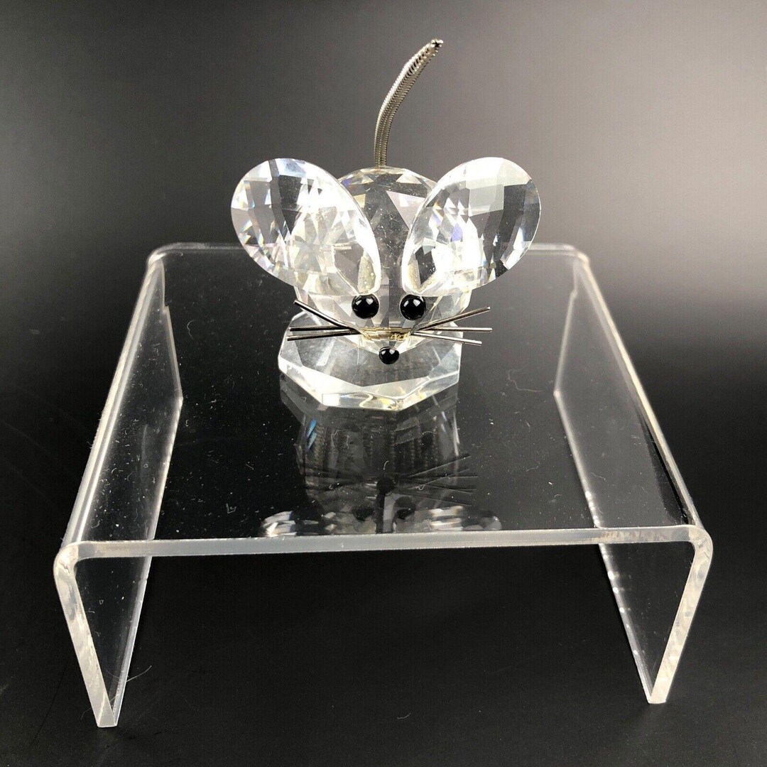 Swarovski Crystal Mouse Figurine Summer Meadow Flexible Braided Tail ...