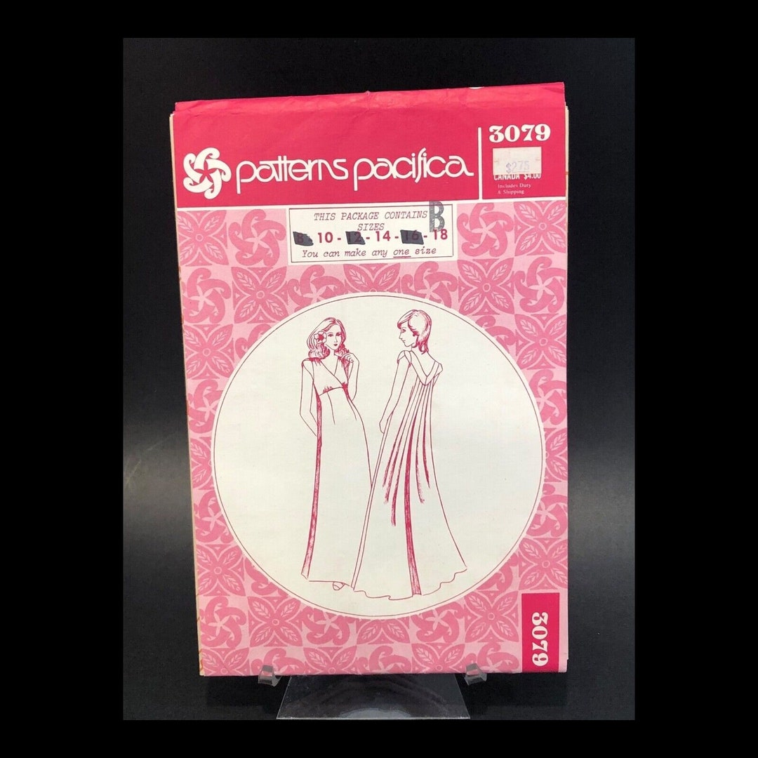 Vintage Evening Gown Sewing Pattern Uncut Patterns Pacifica 3079 ...