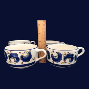 Vintage Buffalo China Coffee Mugs Soup Chowder Cups Set of Four - Etsy