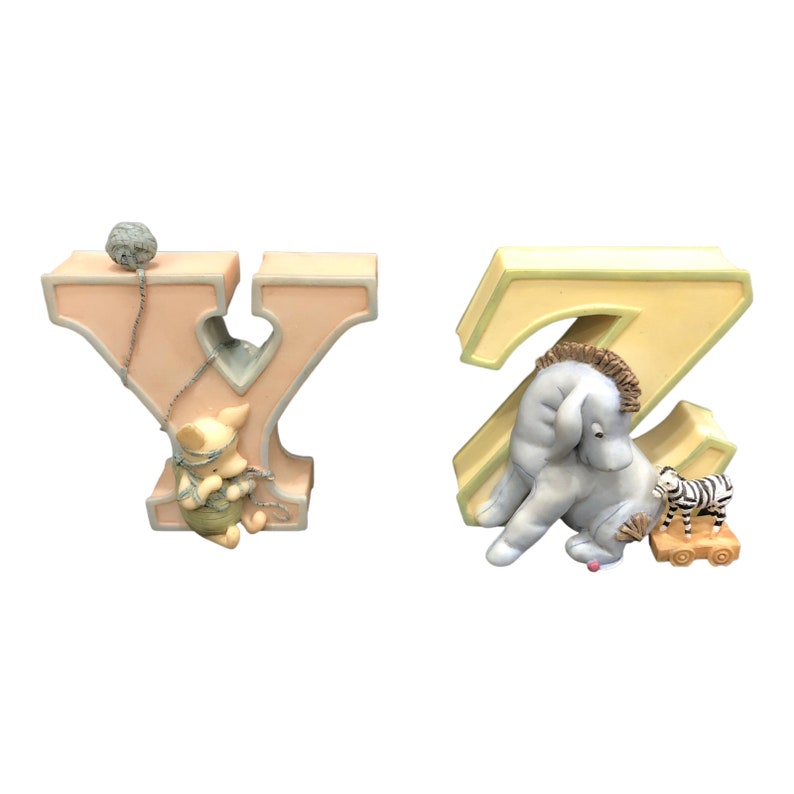Disney Classic Winnie the Pooh Piglet Tigger Eeyore Owl Alphabet ...