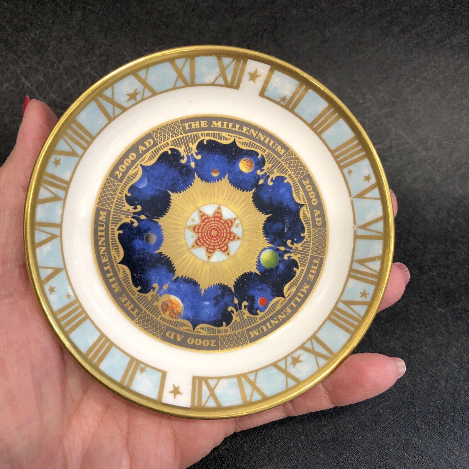 Royal Worcester to Celebrate the Millennium 2000 Coaster Trinket Dish ...
