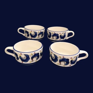 Vintage Buffalo China Coffee Mugs Soup Chowder Cups Set of Four - Etsy