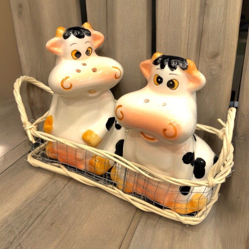 Cow Salt Shaker - Etsy