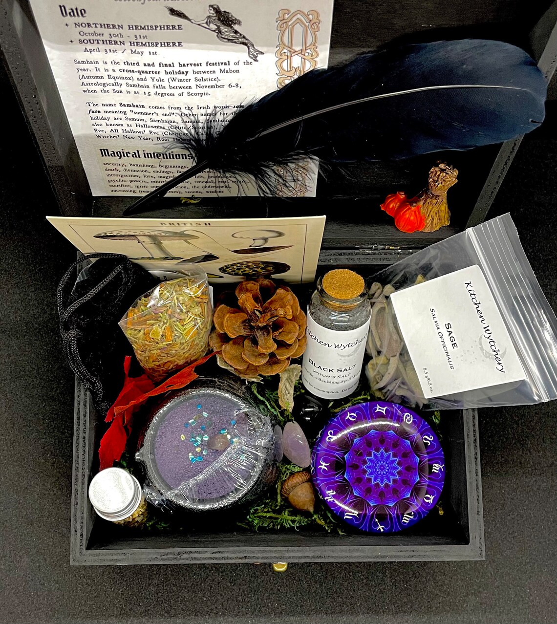 Wheel of the Year Sabbat Boxes/witches - Etsy