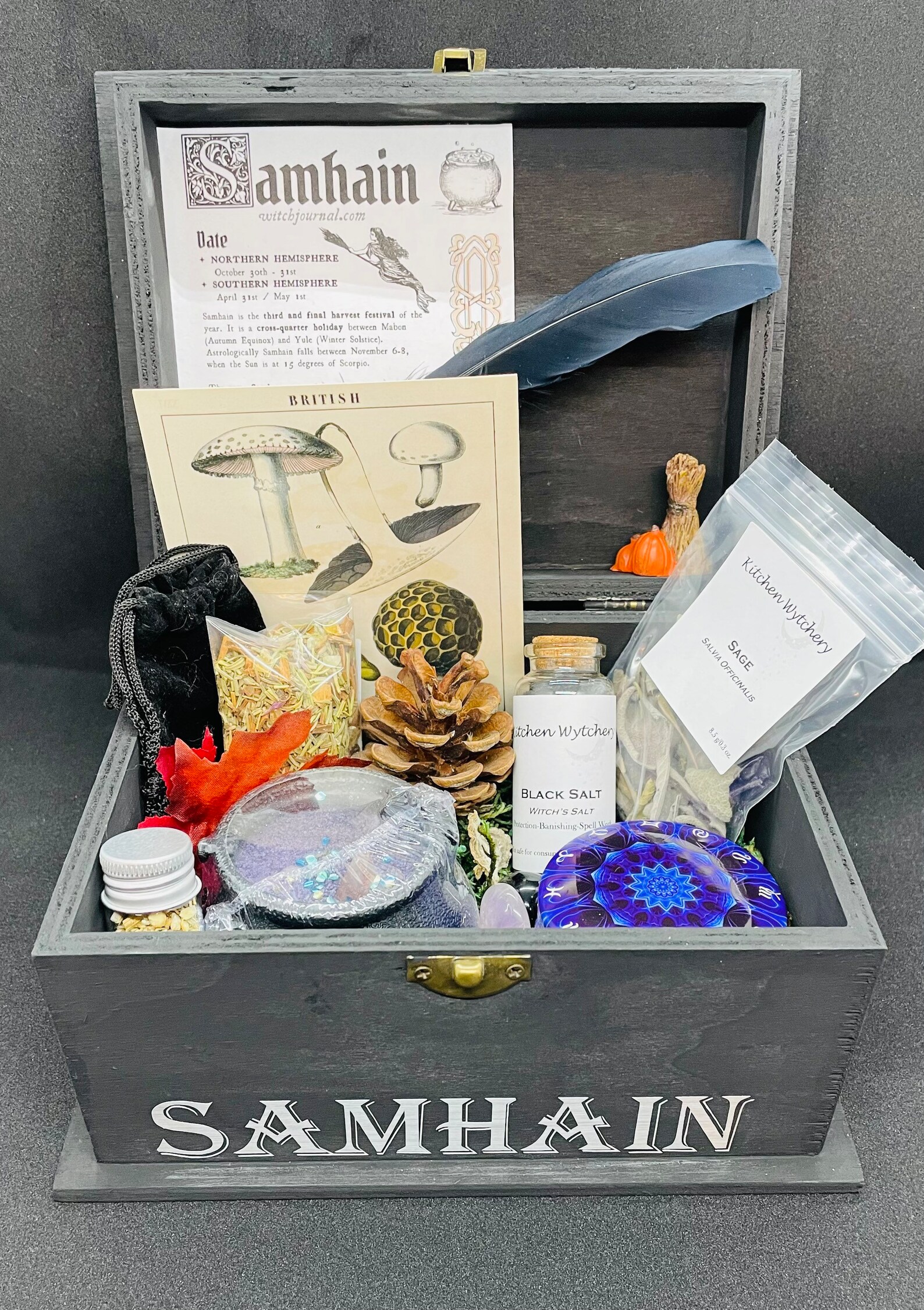 Wheel of the Year Sabbat Boxes/witches - Etsy