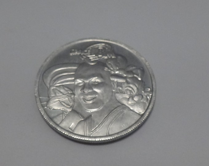 Vintage 1990s Space Jam Silver Coin - Etsy