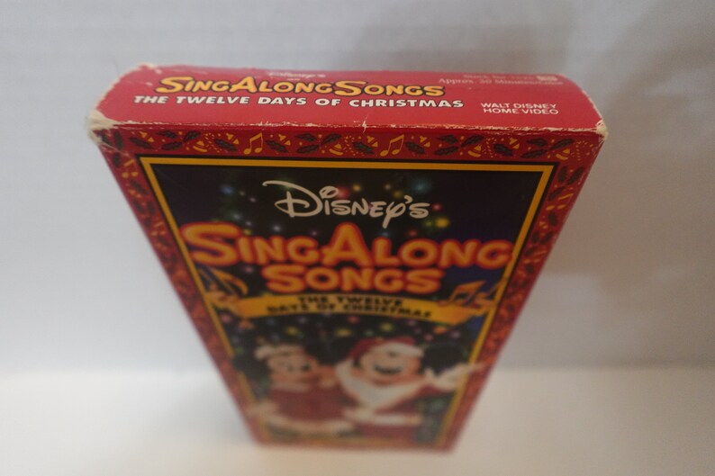 Cinta VHS de Disney Sing Along Songs: Los doce días de Navidad probado ...