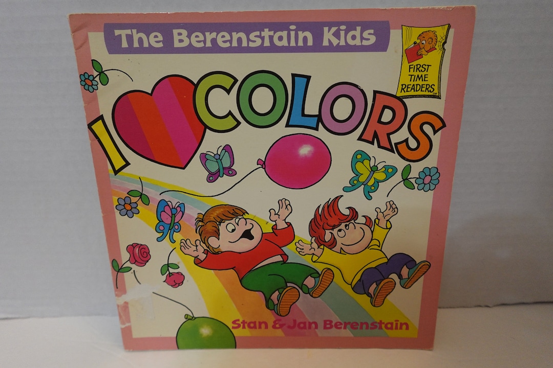 The Berenstain Kids: I Love Colors Vintage Paperback Kids Book (first ...