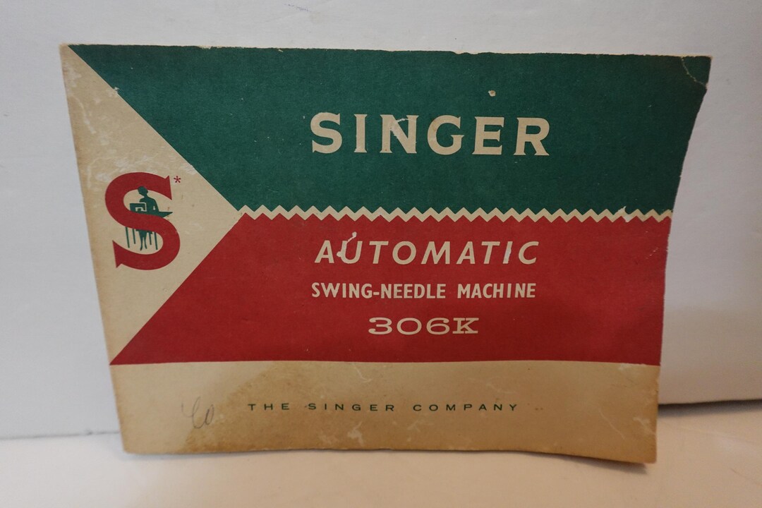 Vintage 1950's Singer Sewing Machine 306K Manual - Etsy