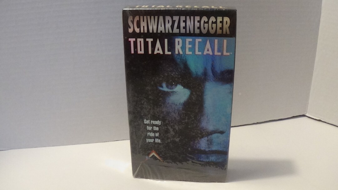 Total Recall VHS Tape tested Arnold Schwarzenegger - Etsy