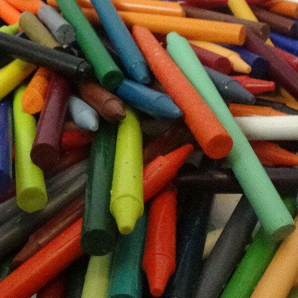 Colored Crayons - Etsy