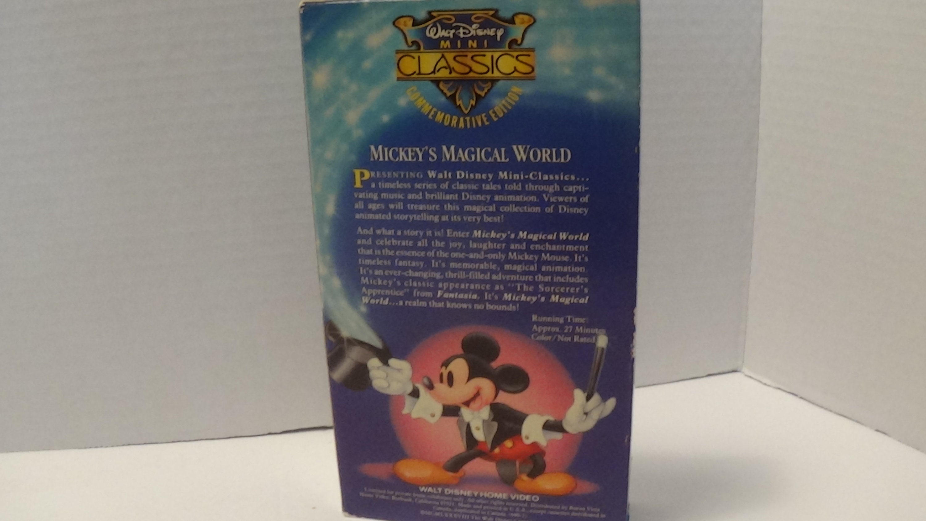 Mickey's Magical World disney Mini Classics VHS Tape - Etsy