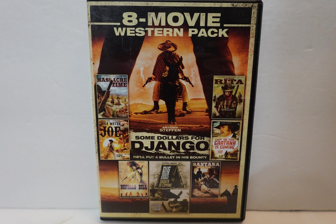 8-movie Western Pack DVD Set - Etsy