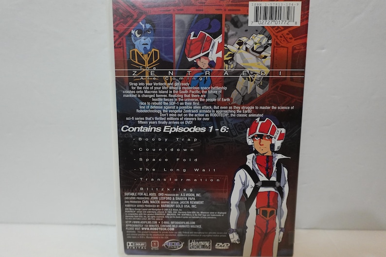 Robotech: the Macross Saga Vol. 1 (DVD) - Etsy