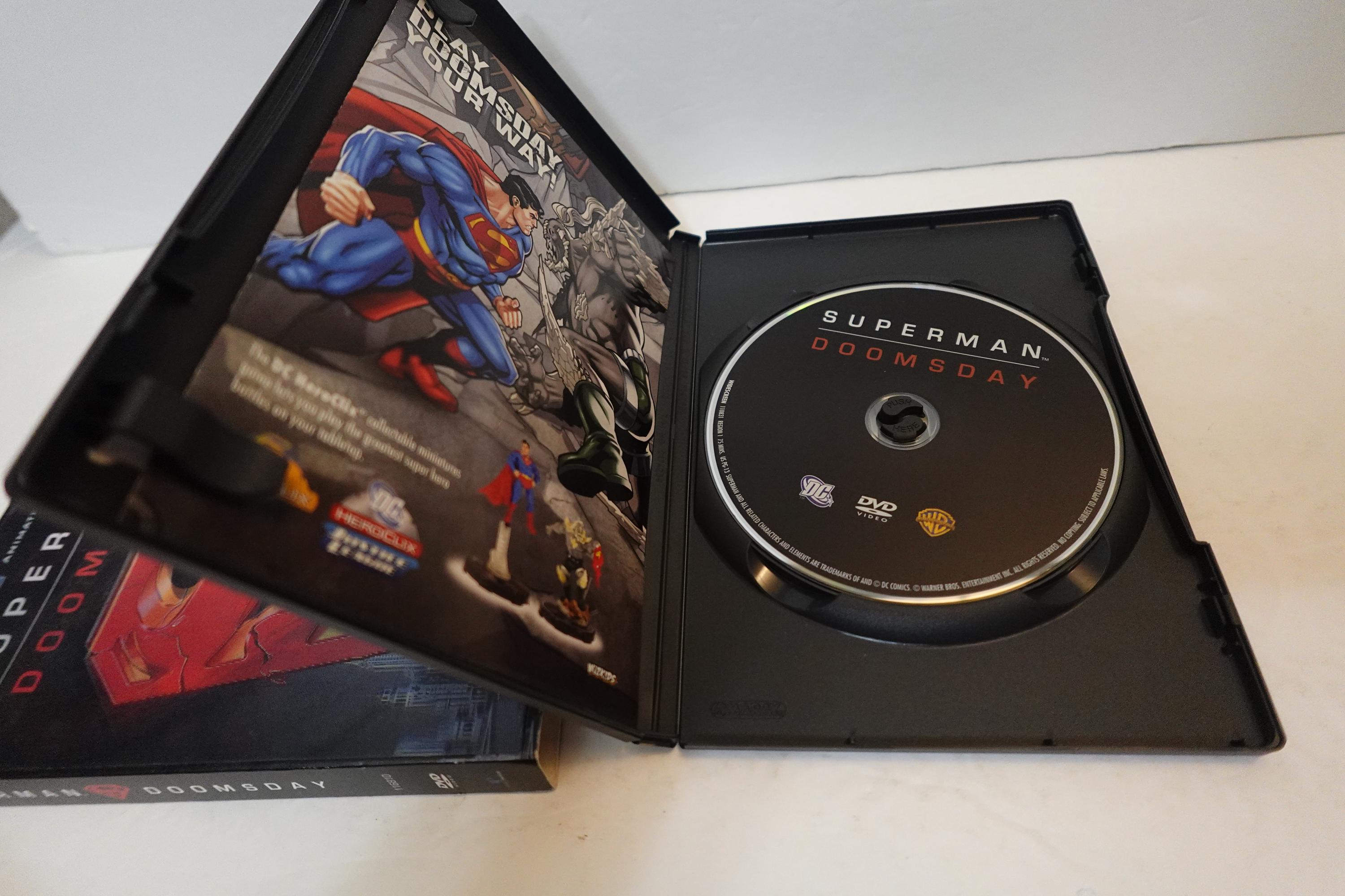 Superman: Doomsday (DVD) With Collector's Lenticular Slipcover (DC ...