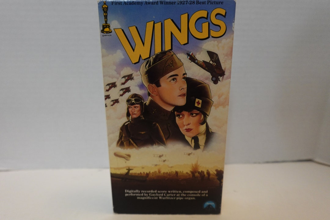 Wings clara Bow Classic Silent Movie VHS Tape, First Best Picture ...