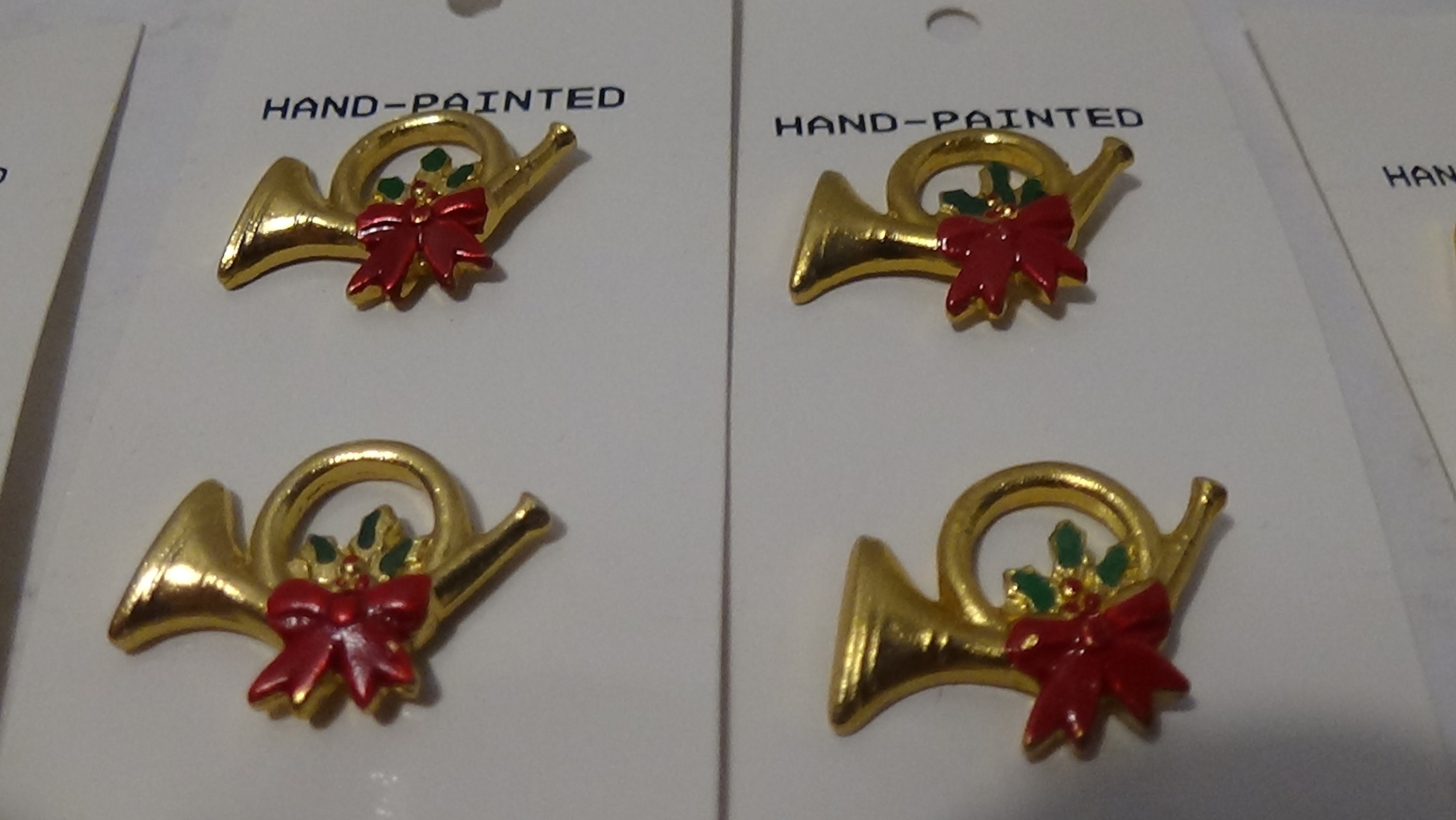 JHB International Set of 8 Hand-painted Horn Buttons NEW - Etsy