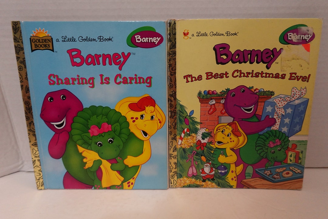 Barney (kid's TV Series) Little Golden Books - Etsy