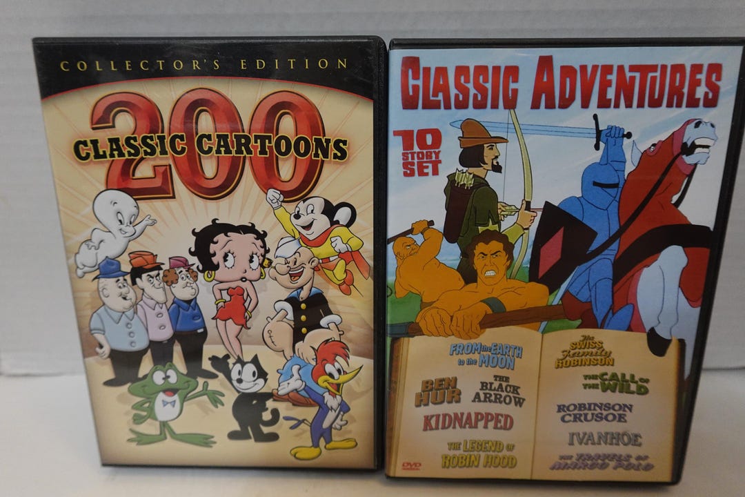 Huge Classic Cartoon DVD Collection - Etsy