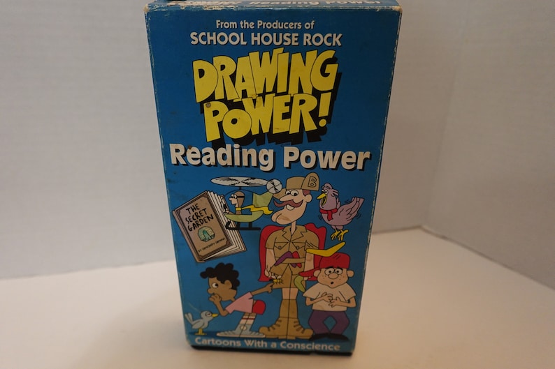 School House Rock: Drawing Power! Reading Power VHS Tape (tested) - Etsy