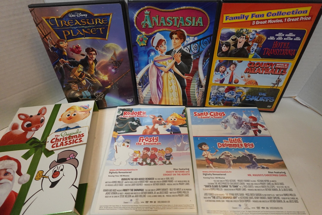Family Animated Films DVD Collection - Etsy