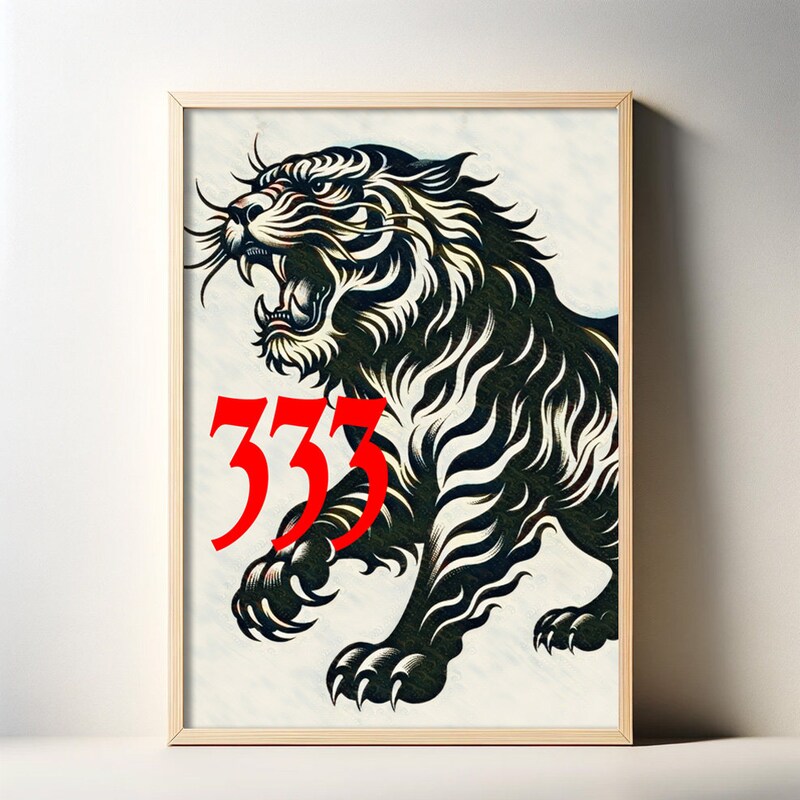 333 Tattoo - Etsy