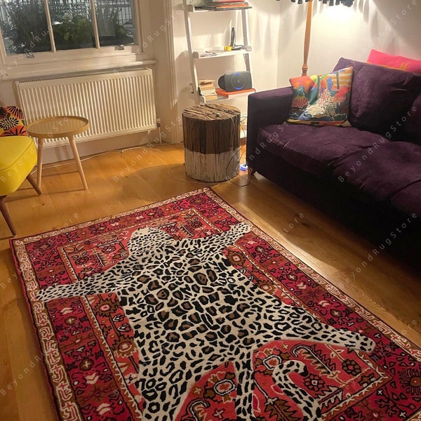Leopard Area Rugs - Etsy