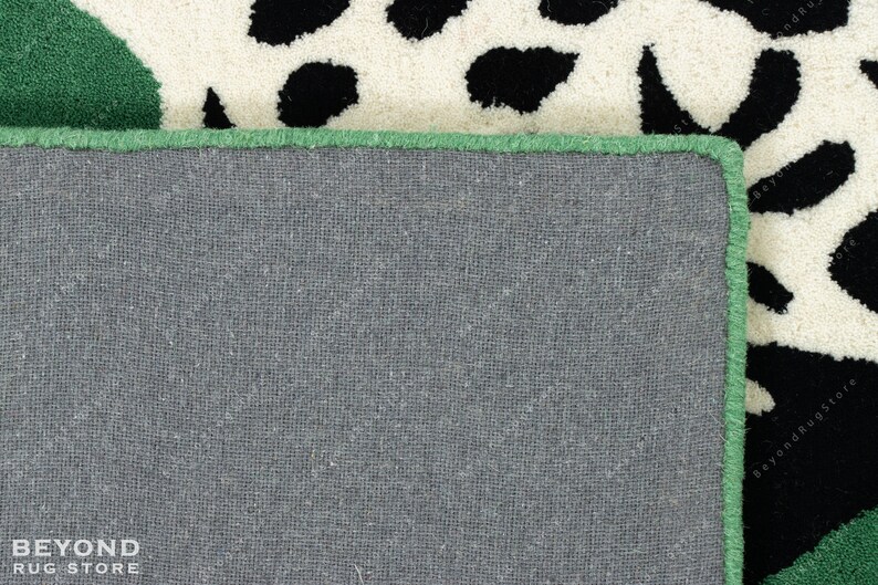Climbing Leopard Green Hand-tufted 100% Wool Handmade Area - Etsy