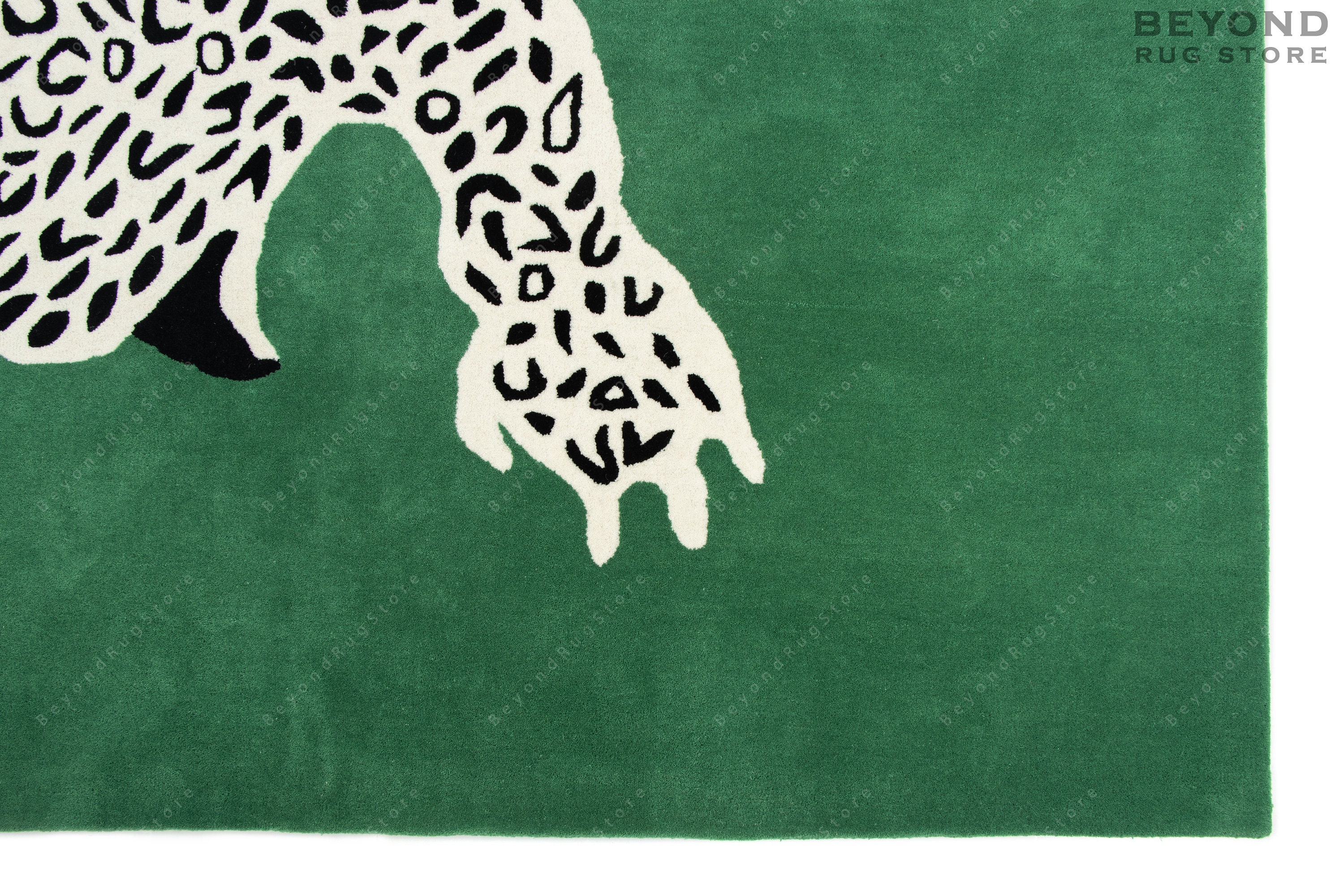 Climbing Leopard Green Hand-tufted 100% Wool Handmade Area - Etsy