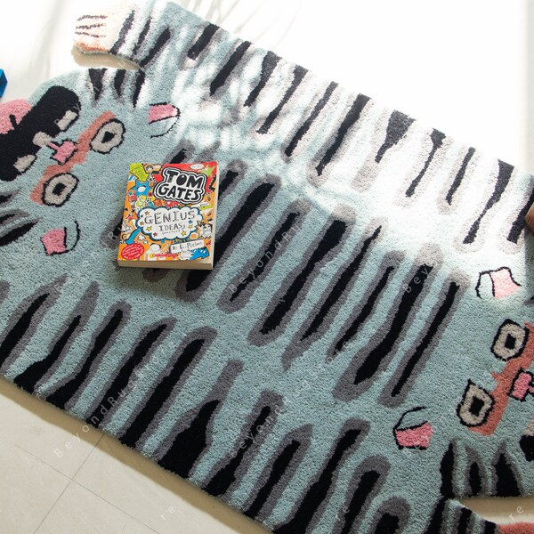 Cat Throw Rug - Etsy