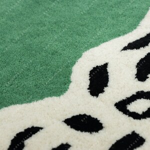 Climbing Leopard Green Hand-tufted 100% Wool Handmade Area Rug Carpet ...