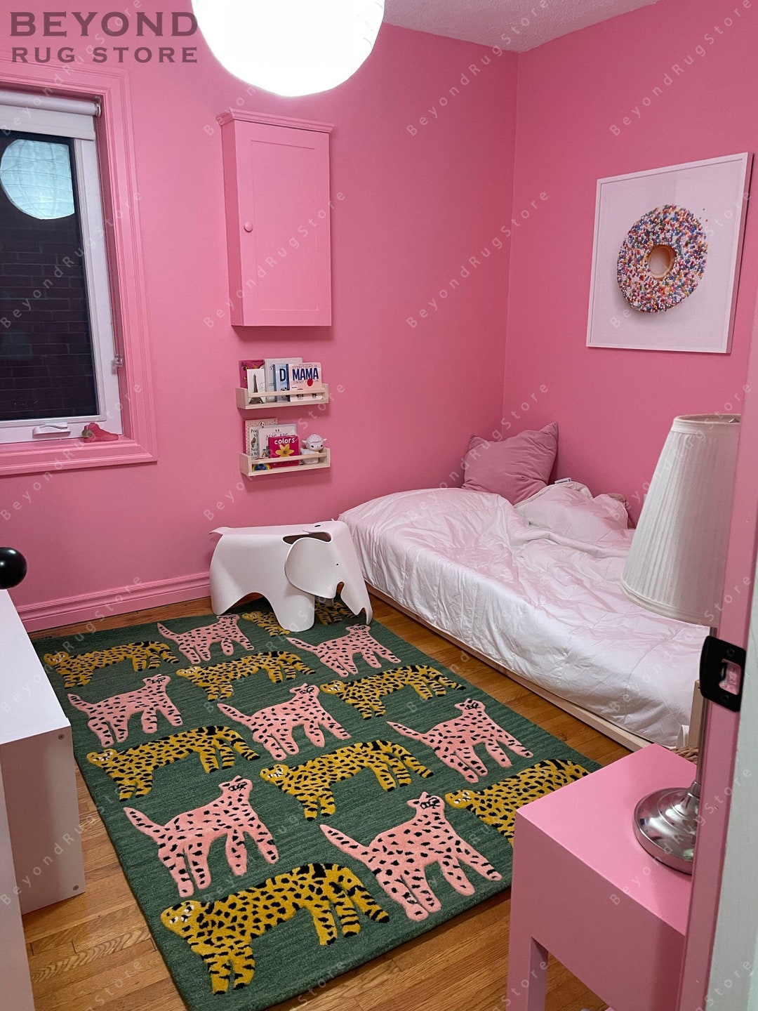 Catwalk Dark Green Kids Hand-tufted Wool Handmade Area Rug Carpet for ...