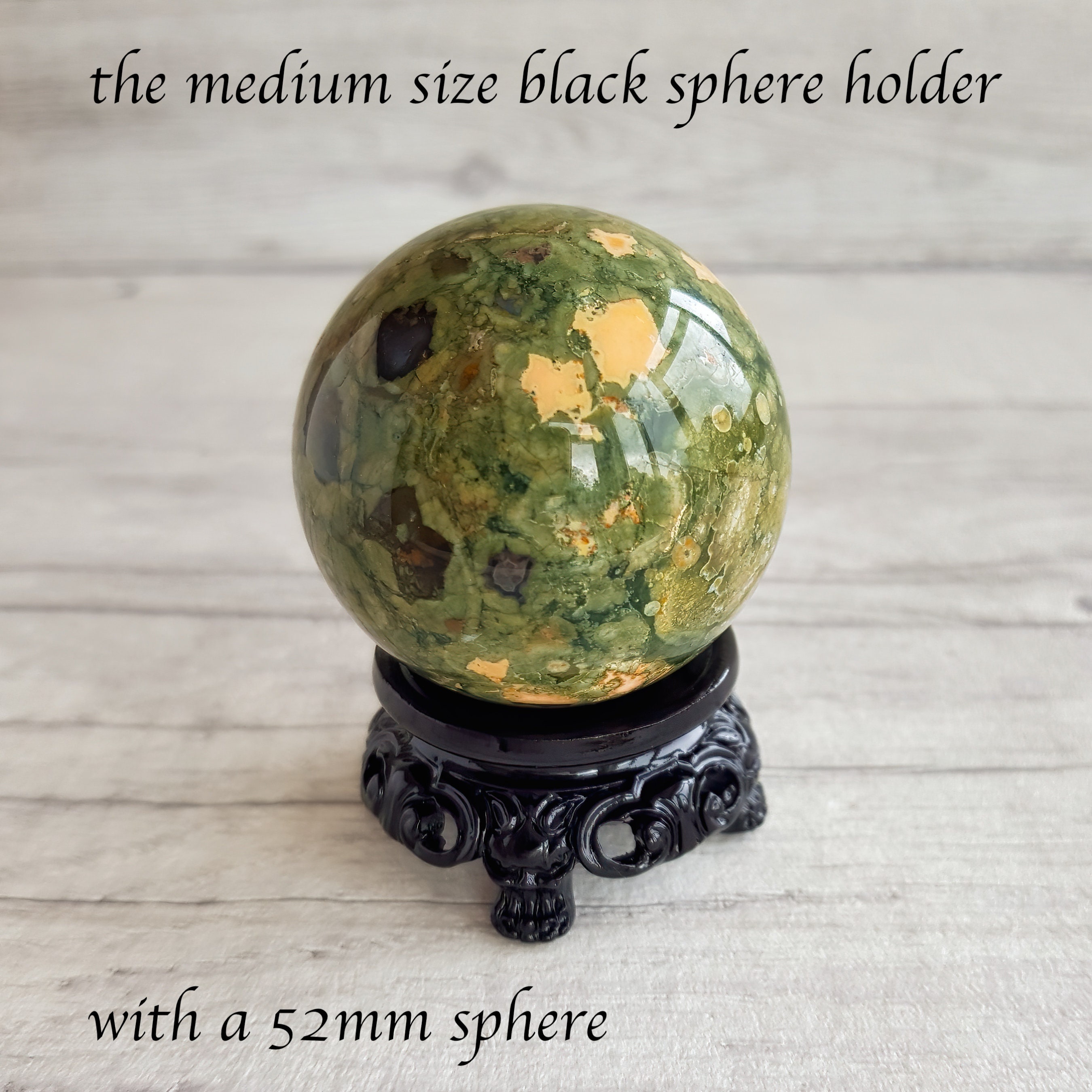 Preseli Bluestone Sphere, 50mm Large Preseli Stone Gemstone Ball, Rare ...