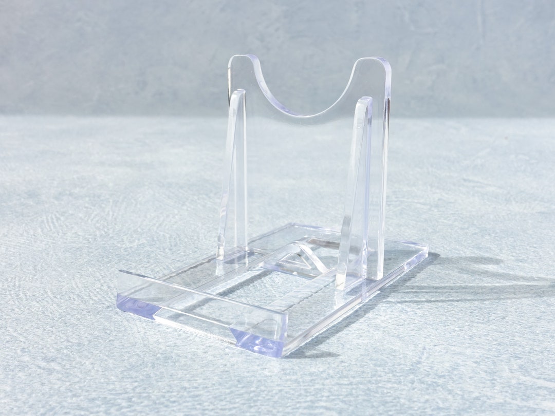 Display Stand, Adjustable Clear Acrylic Gemstone Holder, Clear Plastic ...