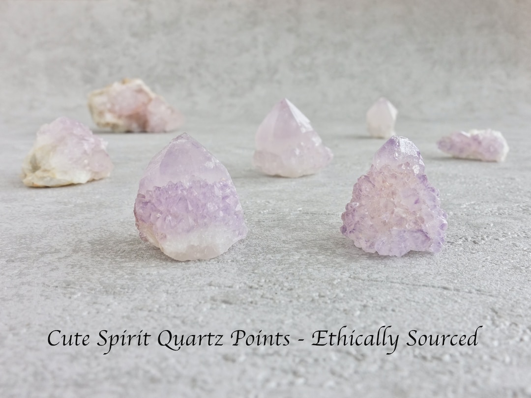Spirit Quartz Points, Lilac Fairy Quartz Points, Rough Cactus Quartz ...