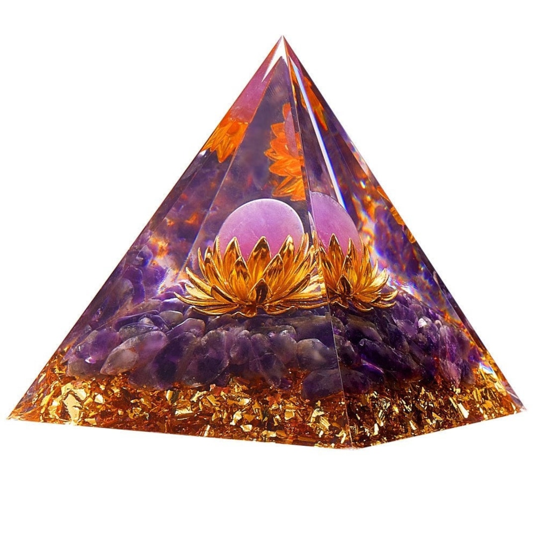 Pyramid, Amethyst Pyramid, Crystal Pyramid, Orgonite Pyramid, Orgon ...