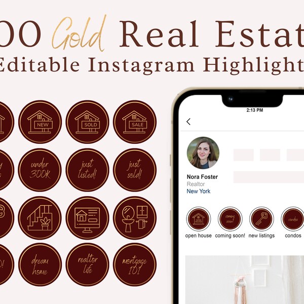 Instagram Highlight Covers Real Estate - Etsy