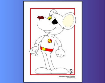 Danger Mouse Art - Etsy