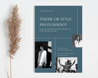 Photography Promo Card Template - Etsy