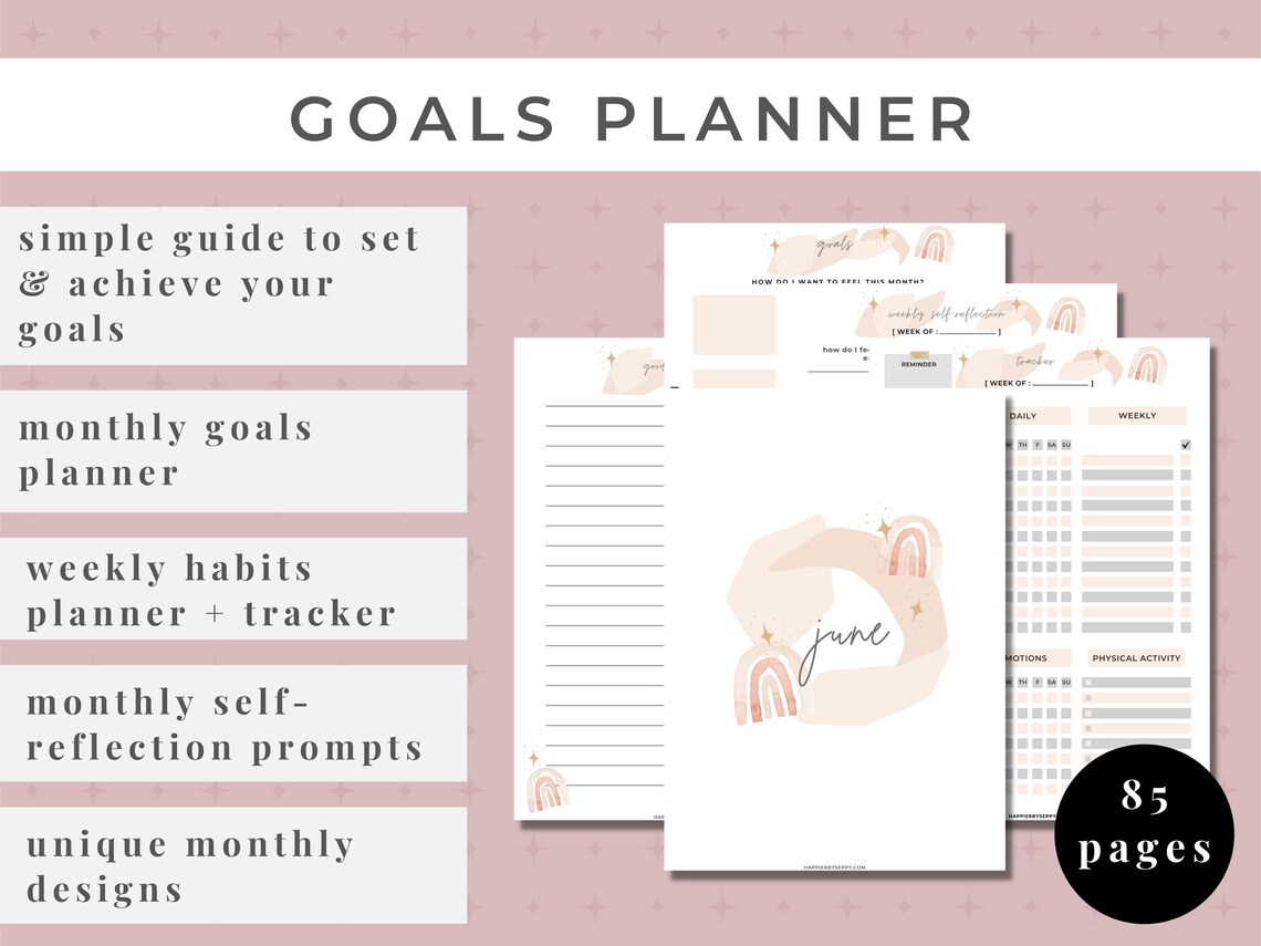 Ultimate Life Planner Printable, Digital Manifestation Journal, Digital ...