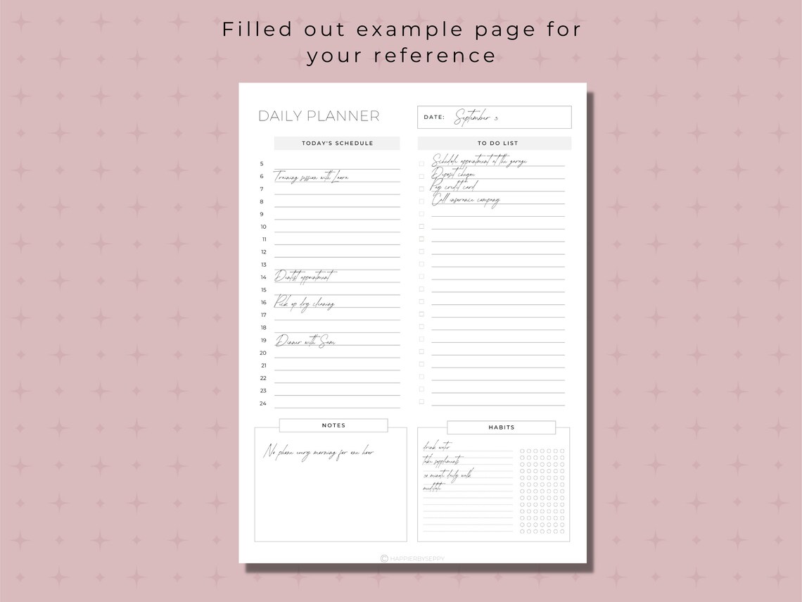 HOURLY PLANNER PRINTABLE, Hourly Planner Goodnotes Hourly Planner ...