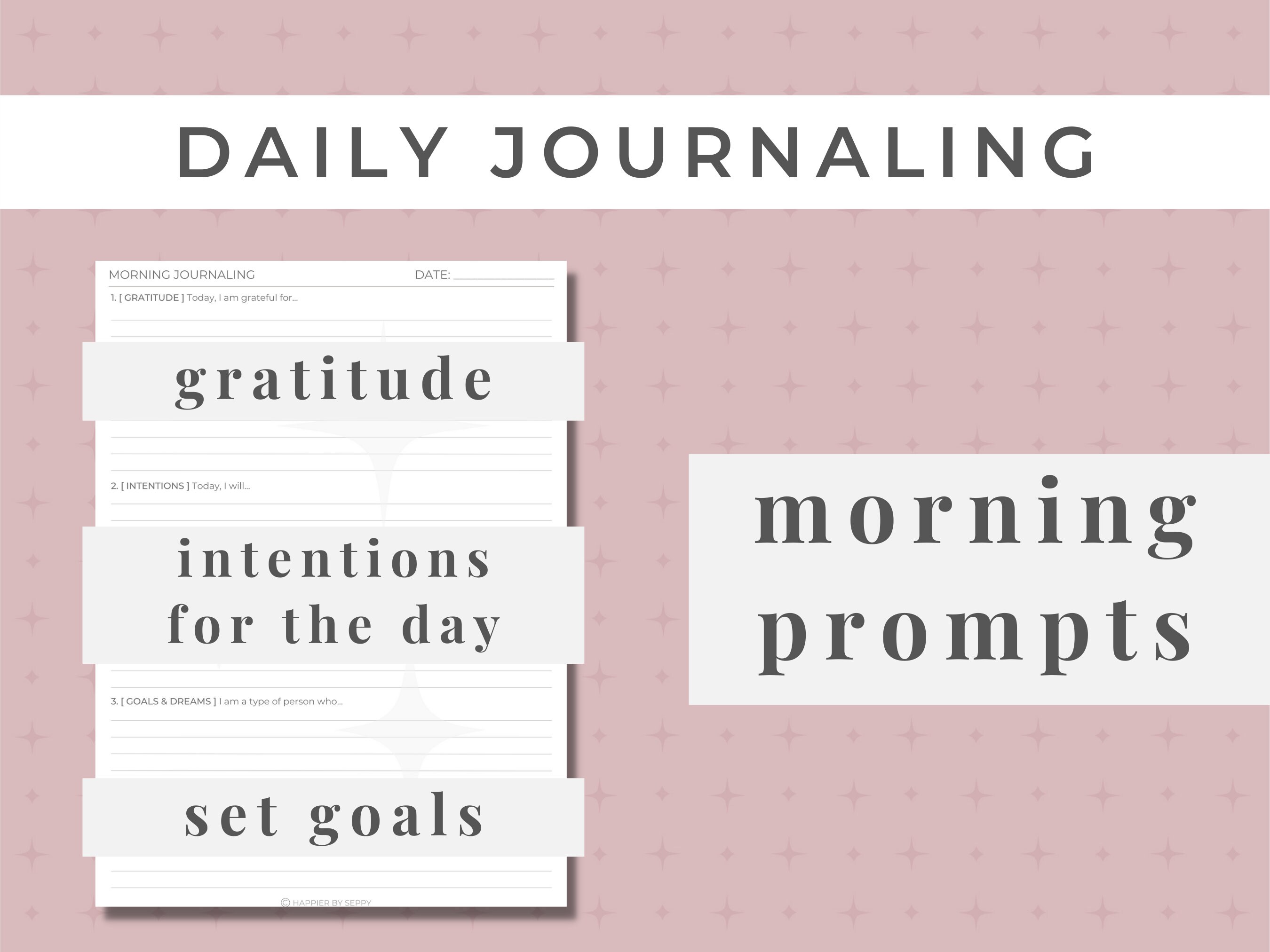 Digital Journal Prompts, Guided Journal With Prompts, Digital Workbook ...