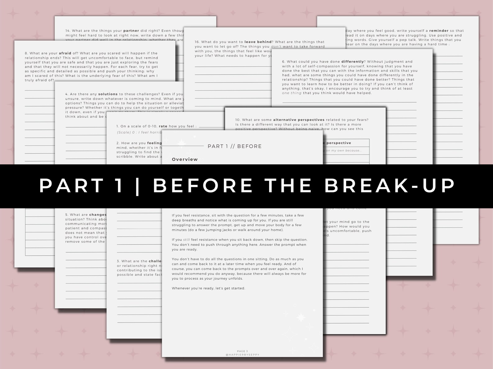 Divorce Journal With Prompts, Divorce Therapy Workbook, Divorce Therapy ...