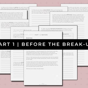 Divorce Journal With Prompts, Divorce Therapy Workbook, Divorce Therapy ...
