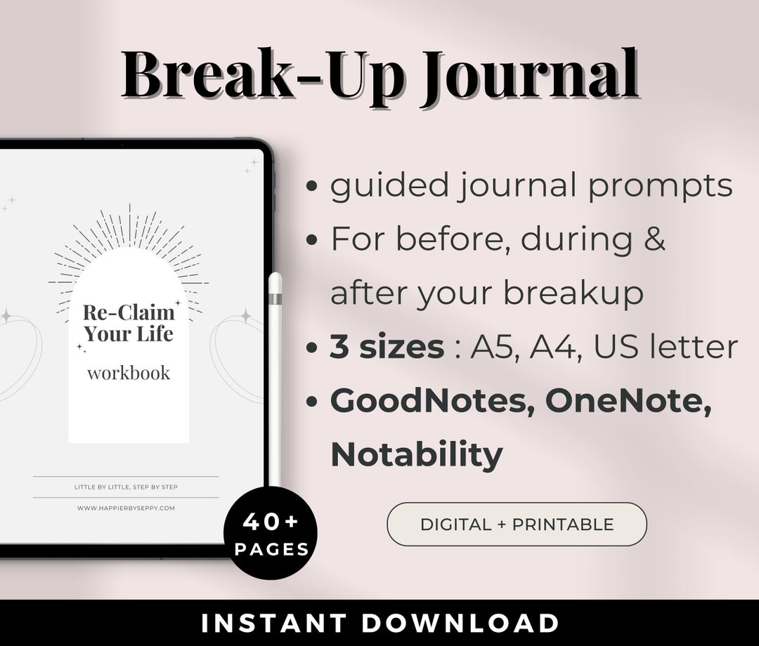 Breakup Processing Journal Pages, Breakup Processing, Breakup Planner ...